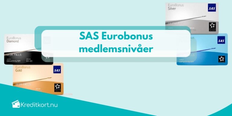 Hur fungerar SAS Eurobonus? Samla poäng inför resor